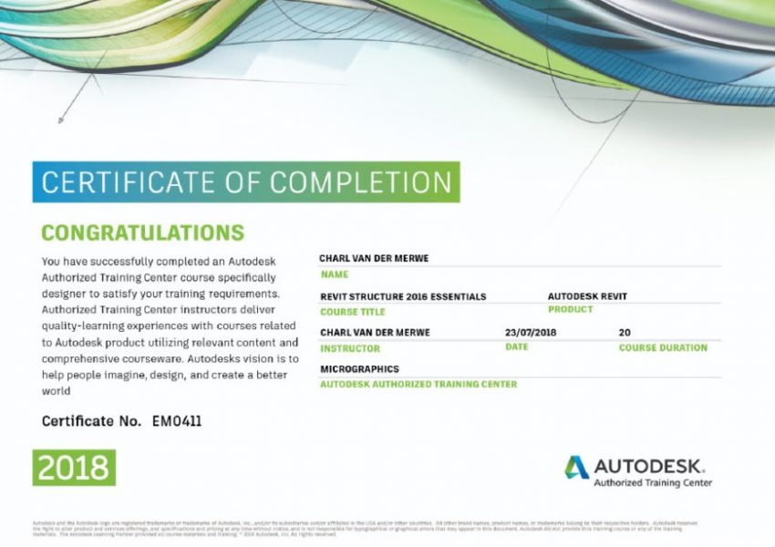 Autodesk Certificate Only - Cad Training | MIT